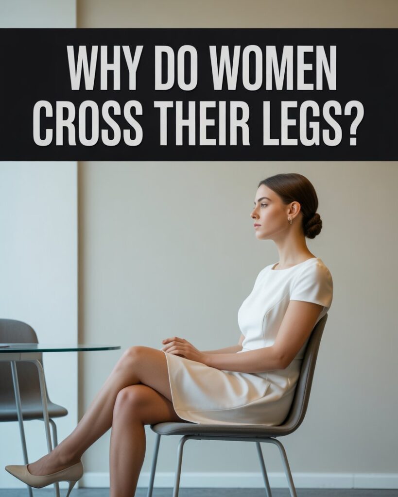 Why Do Women Cross Their Legs When Sitting?