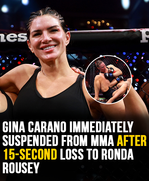 Gina Carano Immediately Suspended From Mma After 15 Second Loss To