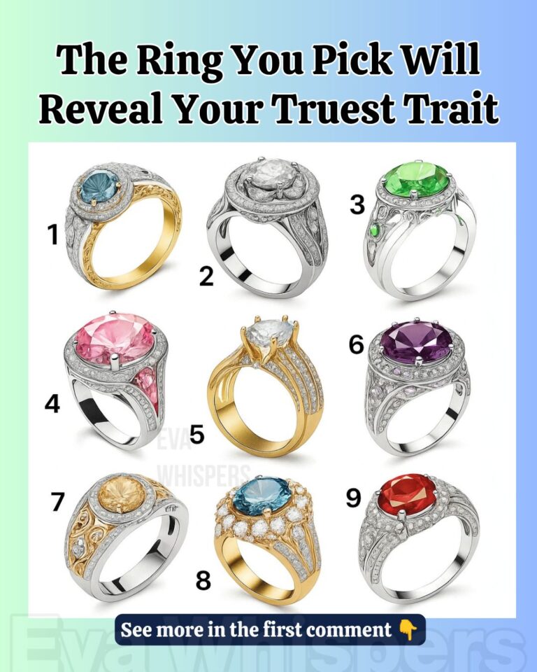 The Ring You Pick Will Reveal Your Truest Trait